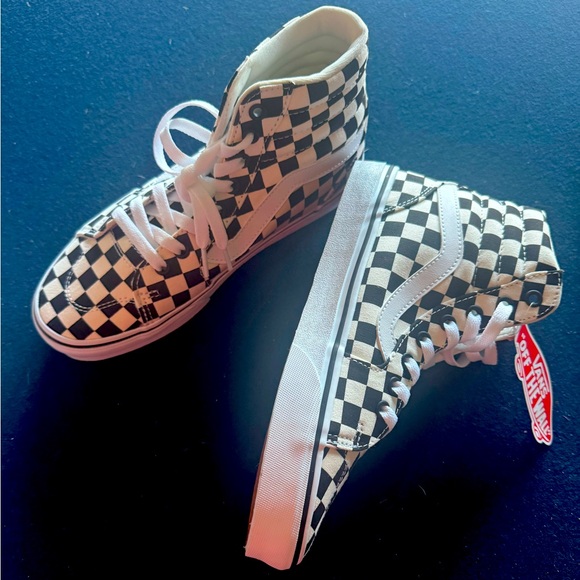 Vans | Shoes | Classic Checkerboard High Top Vans Unisex But Listed ...